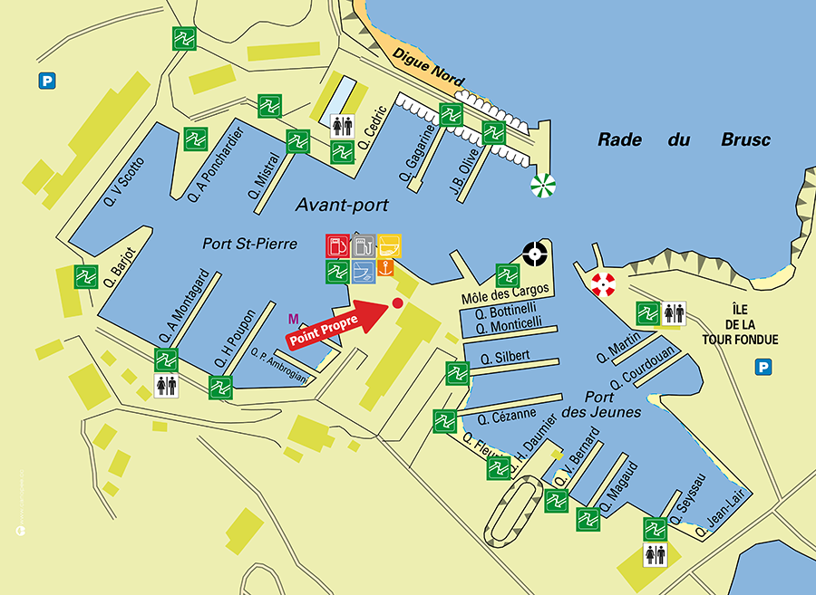 Port des Embiez » Voyage - Carte - Plan